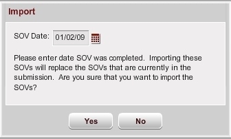 Importing SOV Files